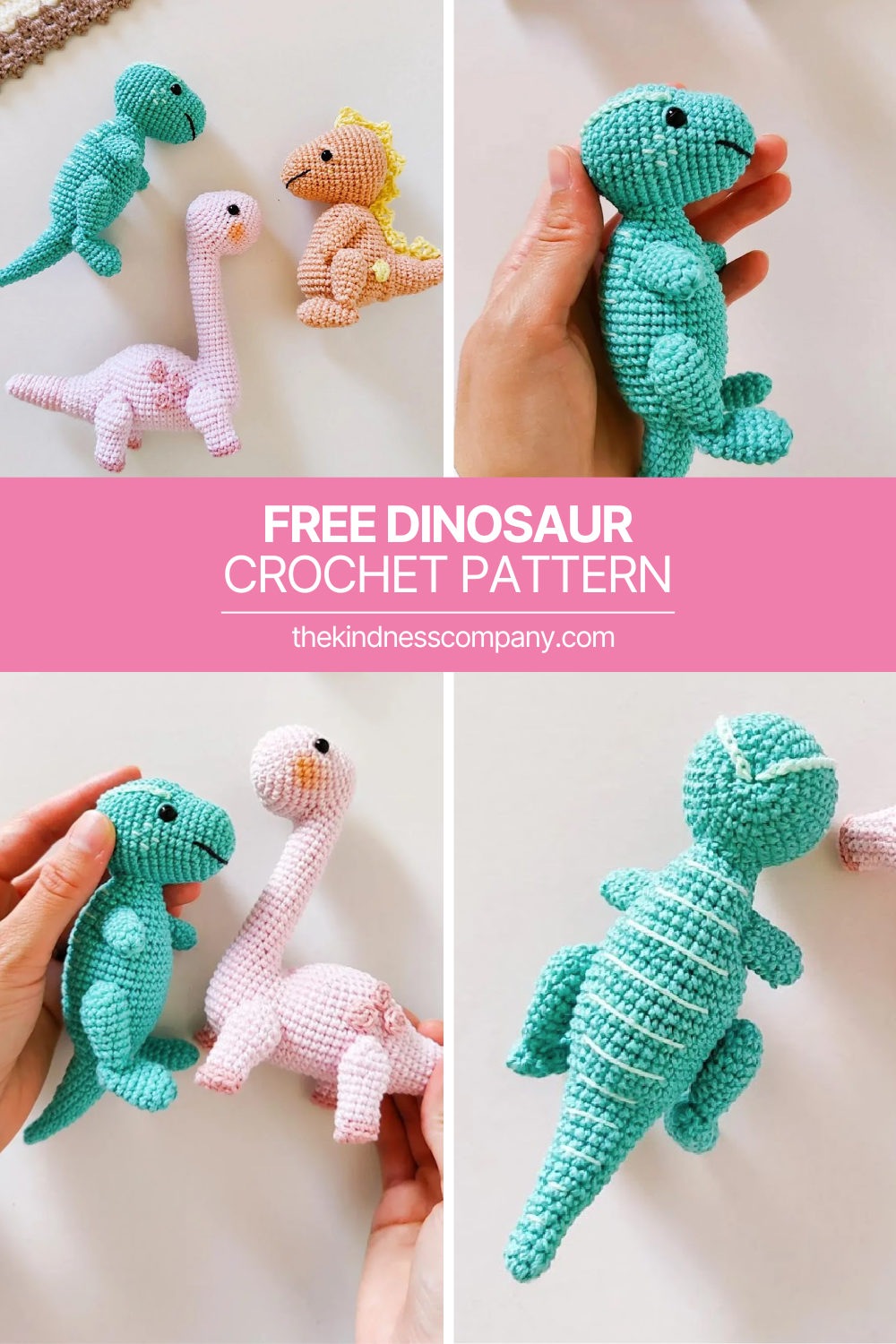 Free Dinosaur Crochet Pattern CROCHET PATTERN: Crochet Chubby Dino