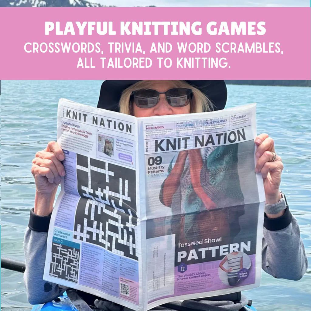 Knit Nation 1-Issue-a-month Subscription – The Kindness Company