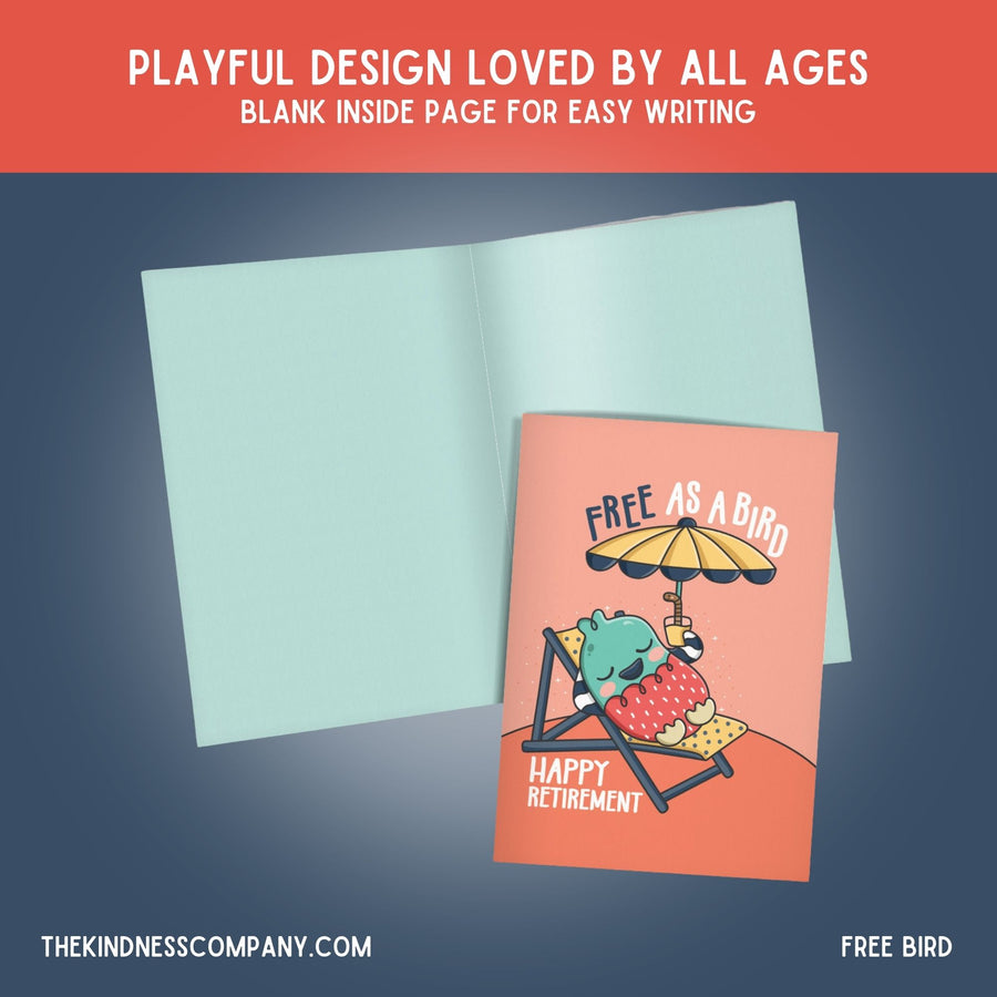 Bird Crochet Pattern & Matching Card: "Retirement" – Crafting Superpowers