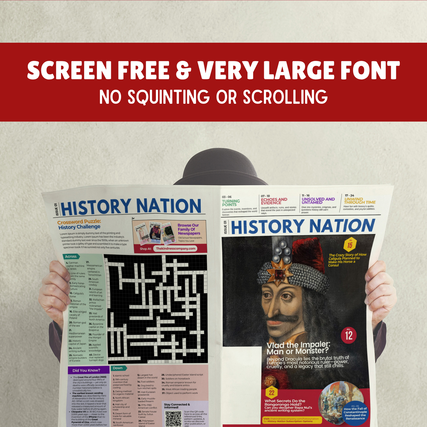 History Nation 1-Issue-a-month Subscription – The Kindness Company
