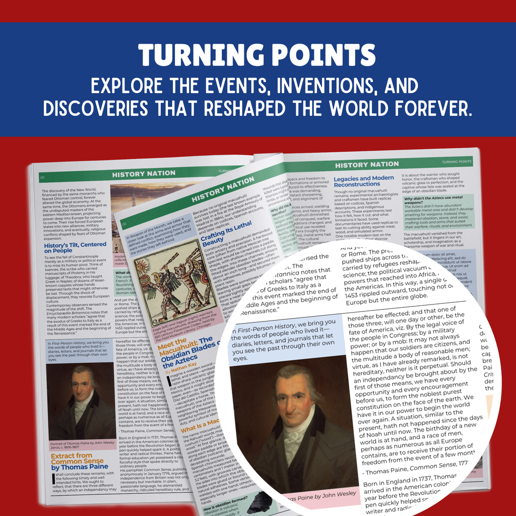 History Nation 1-Issue-a-month Subscription – The Kindness Company