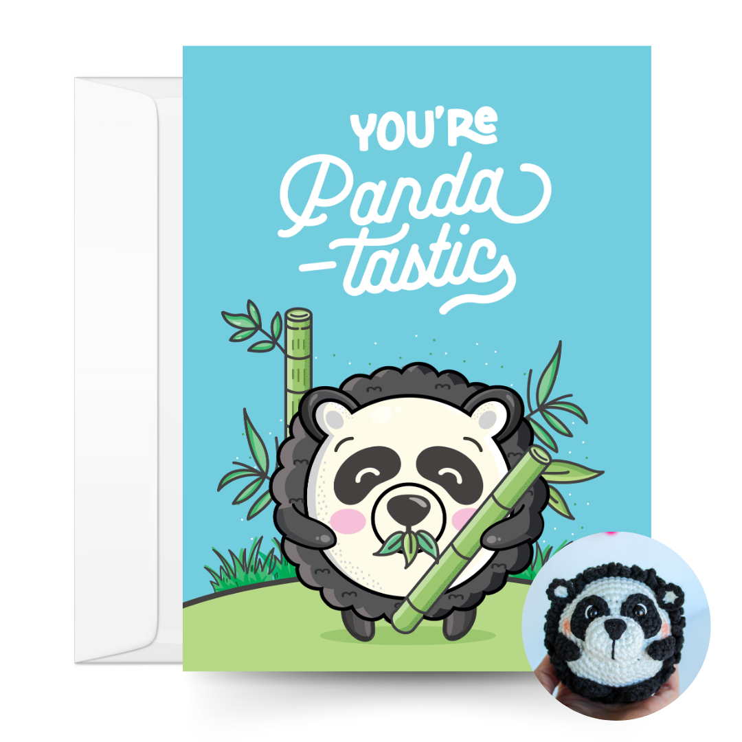 Paddy Panda Crochet Pattern & Matching Greeting Card – Crafting Superpowers