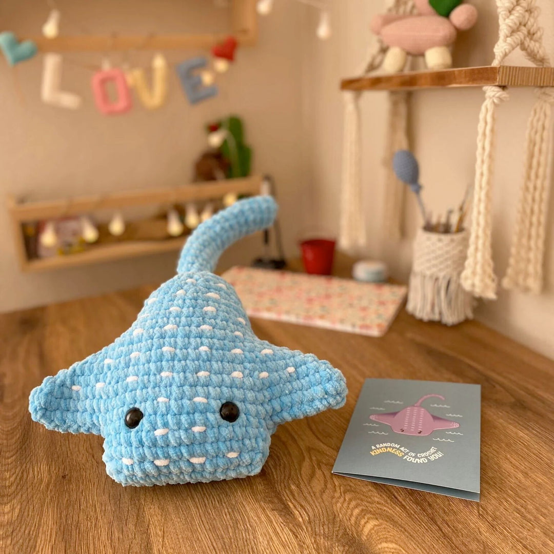 (Limit 1 Per Customer Please) Rayna The Stingray Crochet Pattern & Mat ...