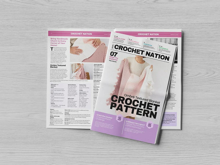 Crochet Nation • 1-Issue-a-Month Subscription Plan * – The Kindness Company
