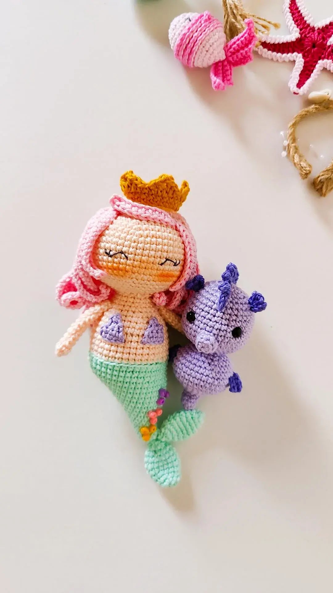 Meet Merqueen Nereida Crochet Pattern – Crafting Superpowers