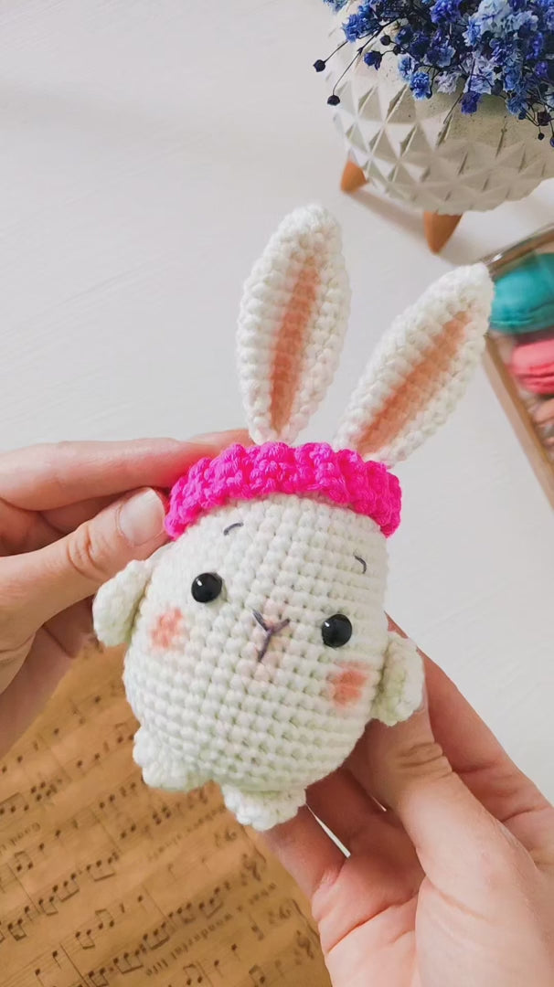 Meet Barbell Bunny Crochet Pattern – Crafting Superpowers